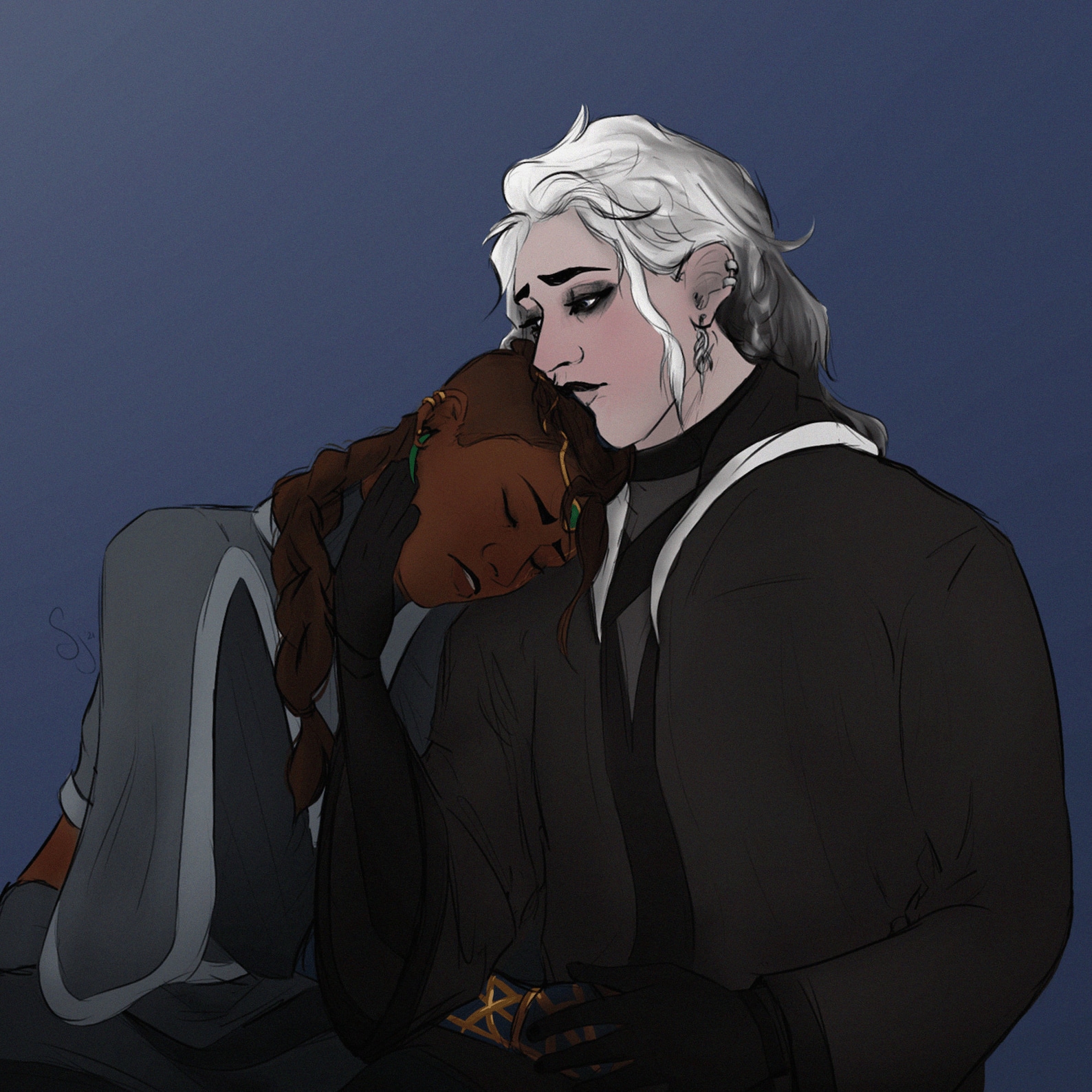 Beau & Yasha Critical Role Art Print | Etsy