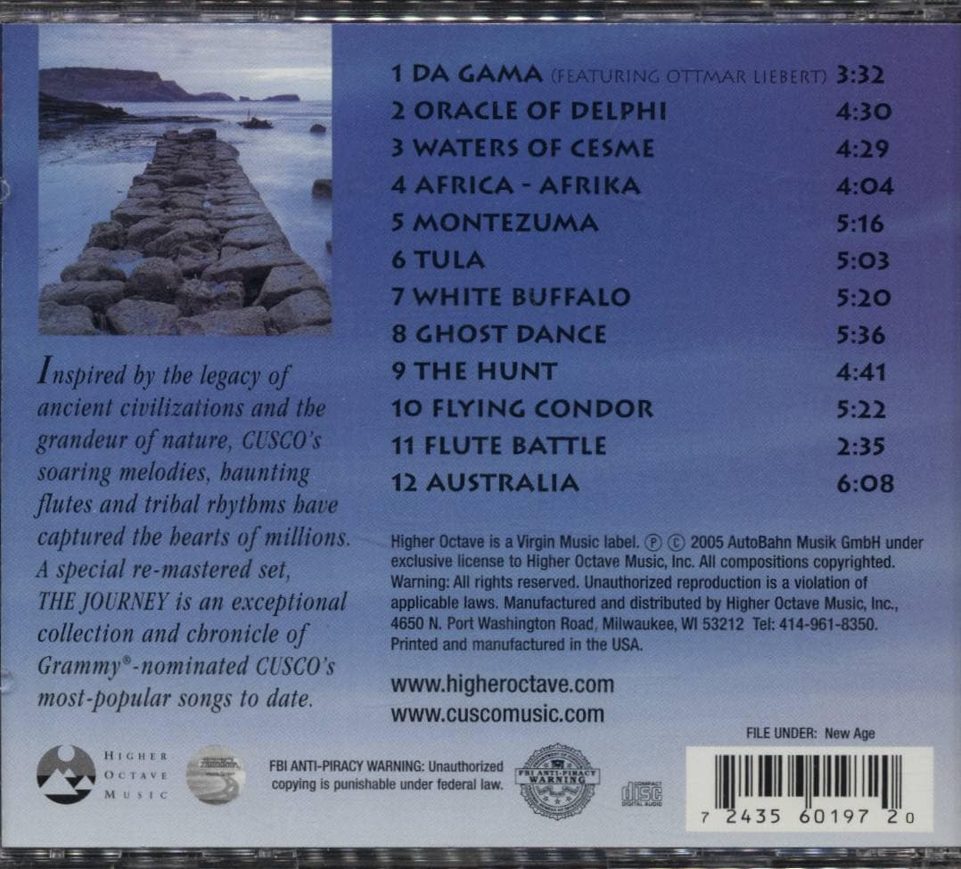 CD, Cusco, Essential Cusco, the Journey, New Age, Electronic, Higher ...