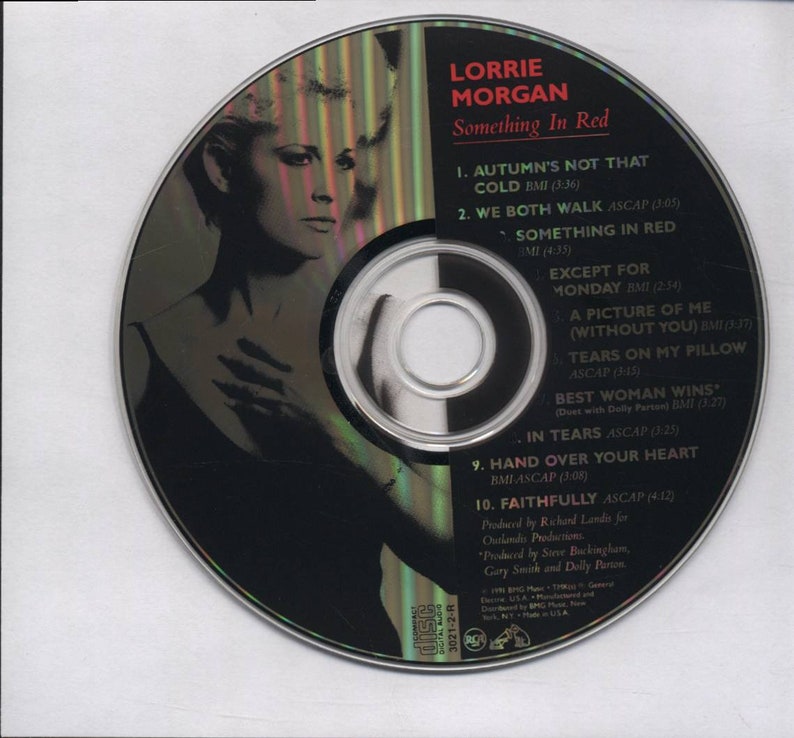 CD Lorrie Morgan – Something in Red, Country, 1991 Release, CD755316 - Etsy