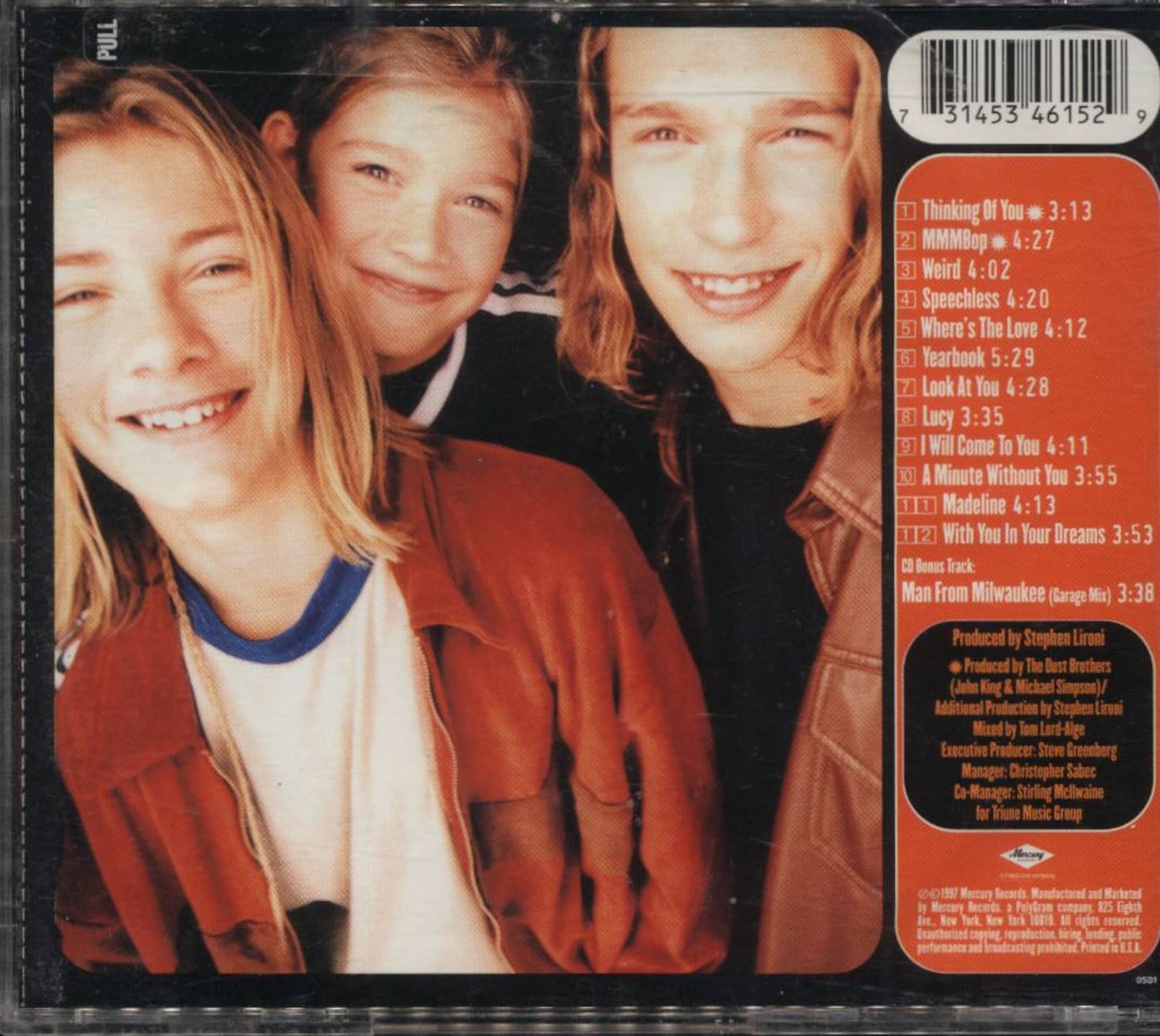 CD Hanson Middle of Nowhere, 1997 Release, Soft Rock, CD871564 - Etsy