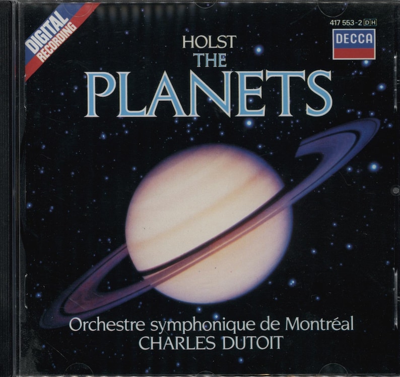 Holst the Planets CD - Dutoit Montreal - 1987 German Press - Etsy