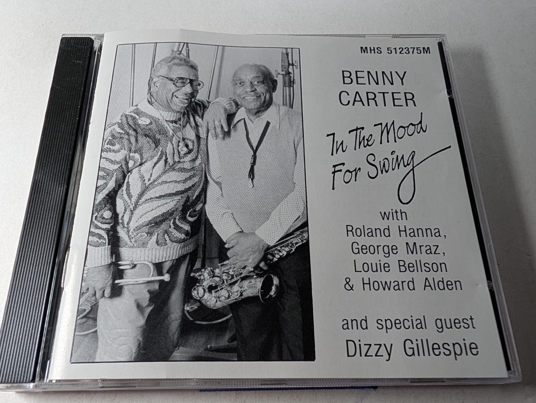 Benny Carter – in the Mood for Swing | 1989 Jazz Swing CD | Musical ...