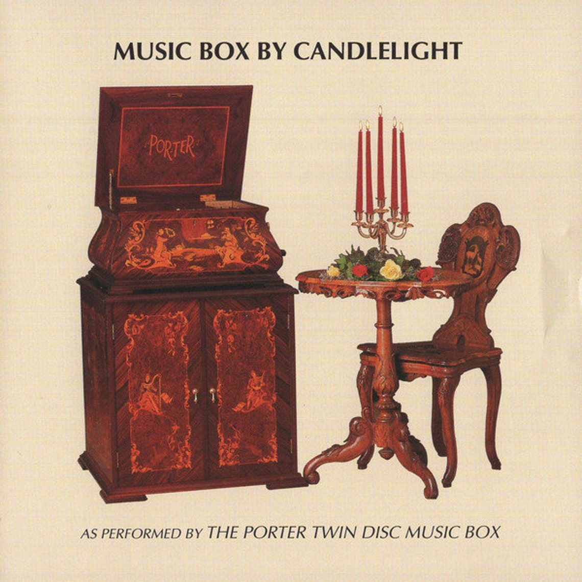 CD Porter Twin Disc Music Box Music Box by Candlelight - Etsy