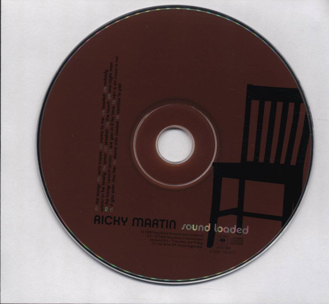 CD Ricky Martin – Sound Loaded, Europop, Ballad, Latin Pop, 2000 ...