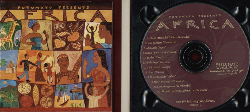 CD Putumayo World Music Africa - 1999 Release - 12 Feel Good Tracks ...
