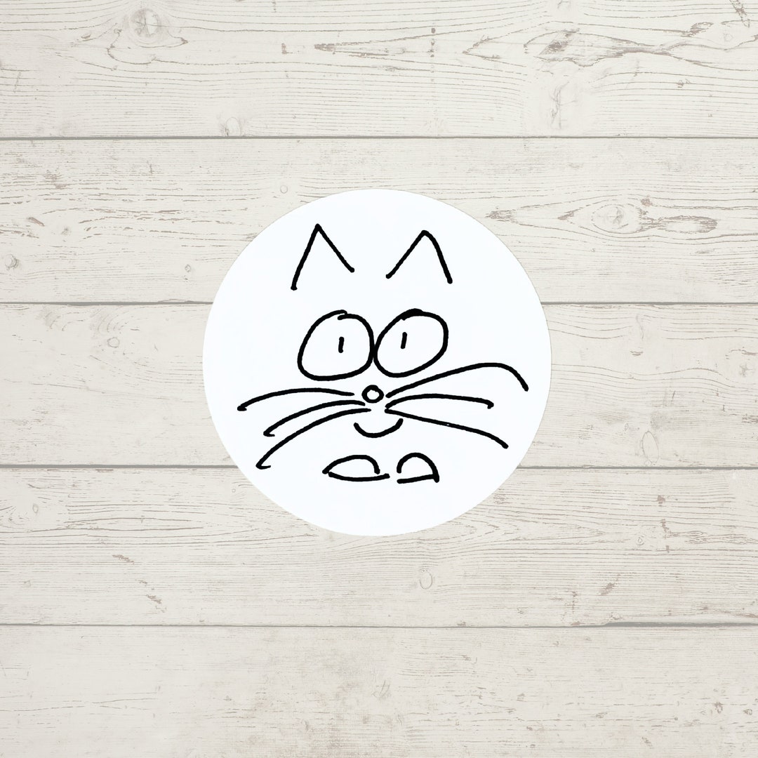 Limited Edition "penny" Sticker From My 1972 Sketch Book - Etsy