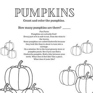 Printable Kids Fall Coloring Activity Pages Toddlers Autumn Digital ...