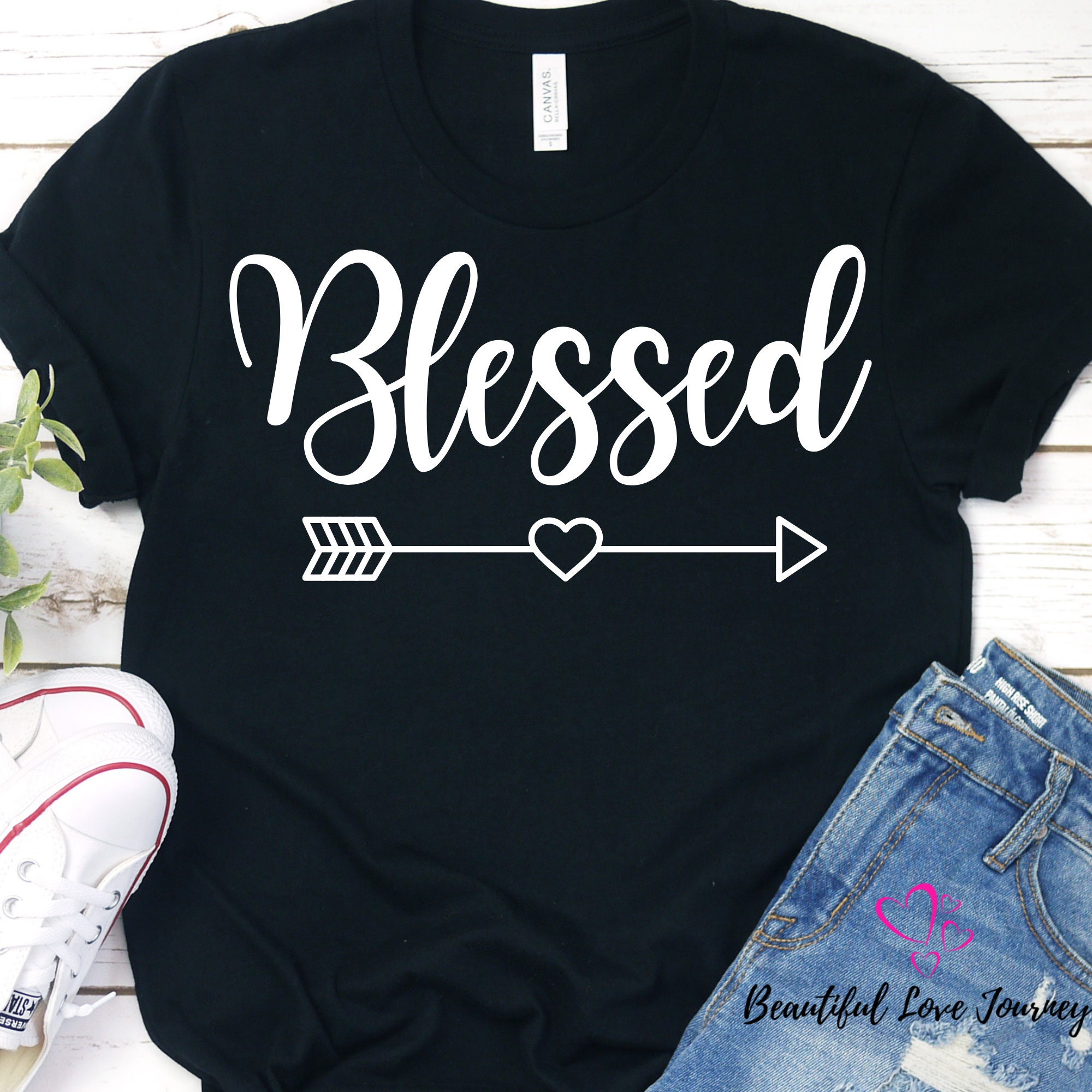 Blessed Svg Blessed Christian Svg Mom Shirt Design Instant Etsy