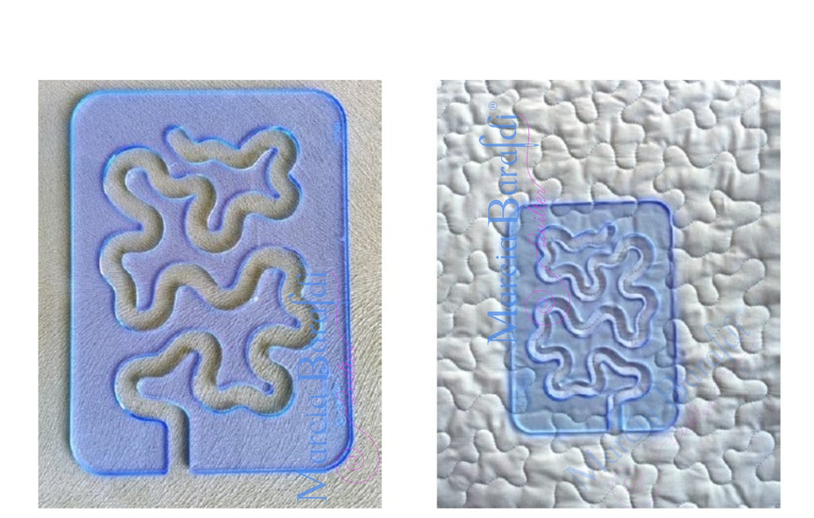 Meander, Stipple Quilt Ruler Template Design for Free-motion Quilting ...