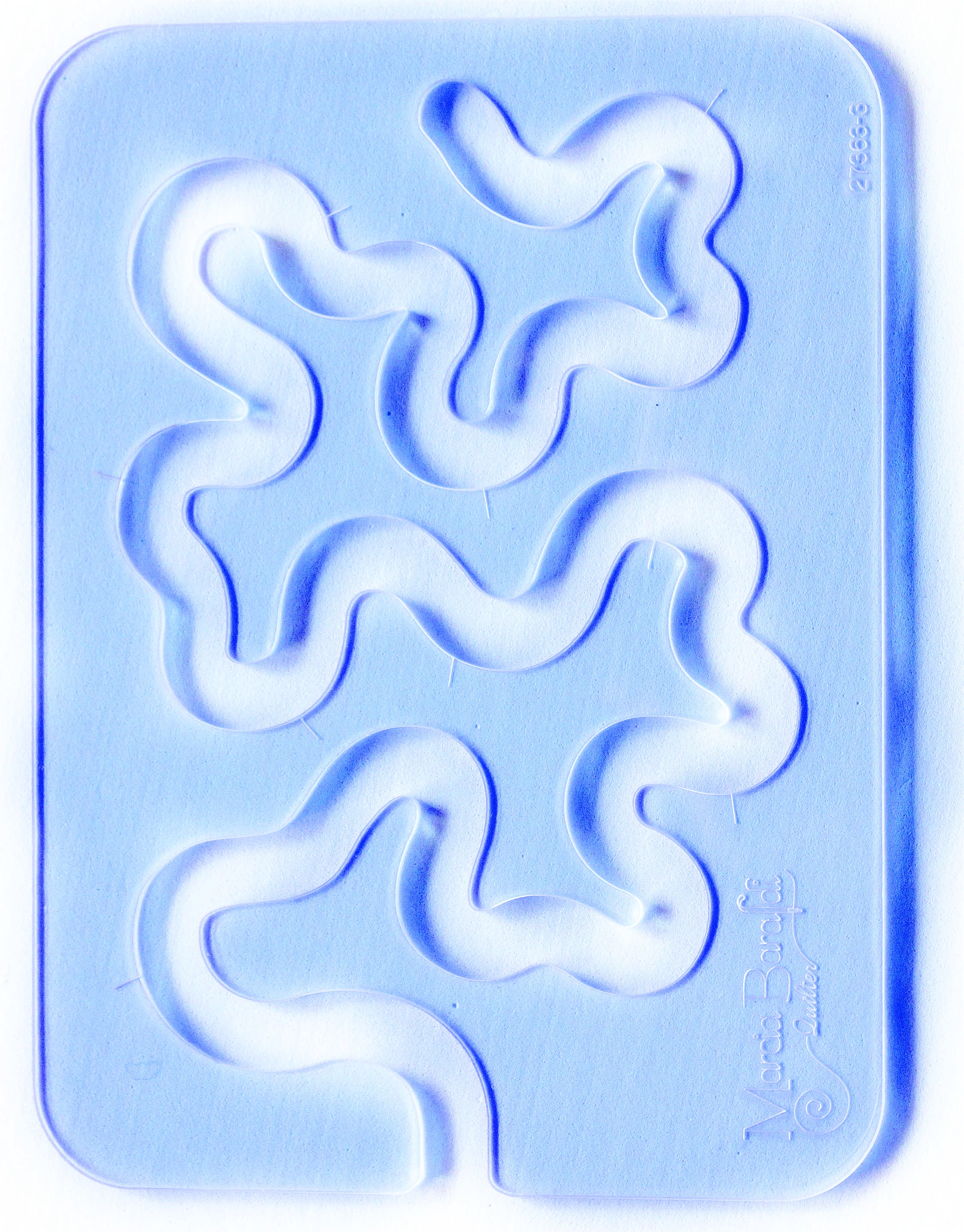 Meander, Stipple Quilt Ruler Template Design for Free-motion Quilting ...