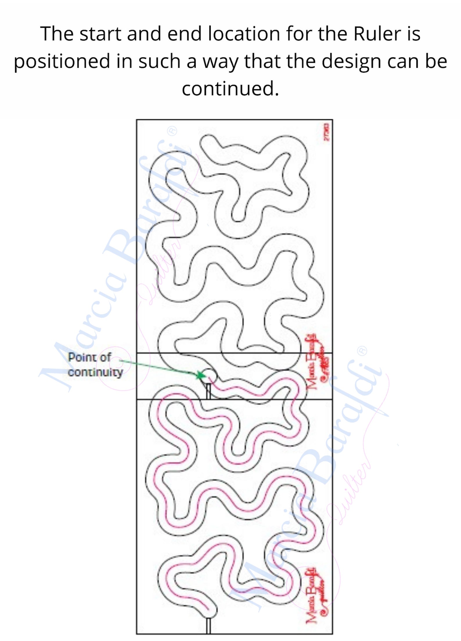 Meander, Stipple Quilt Ruler Template Design for Free-motion Quilting ...