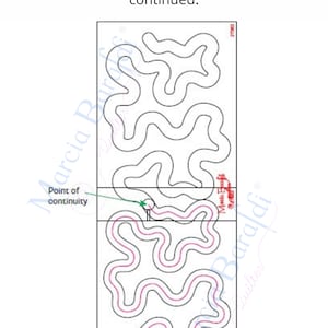 Meander, Stipple Quilt Ruler Template Design for Free-motion Quilting ...