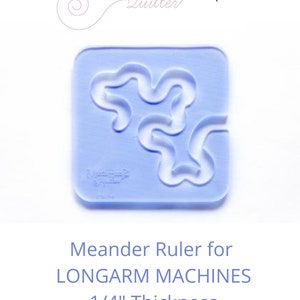 Longarm Meander Template - Quilt Pattern for Free Motion - Etsy