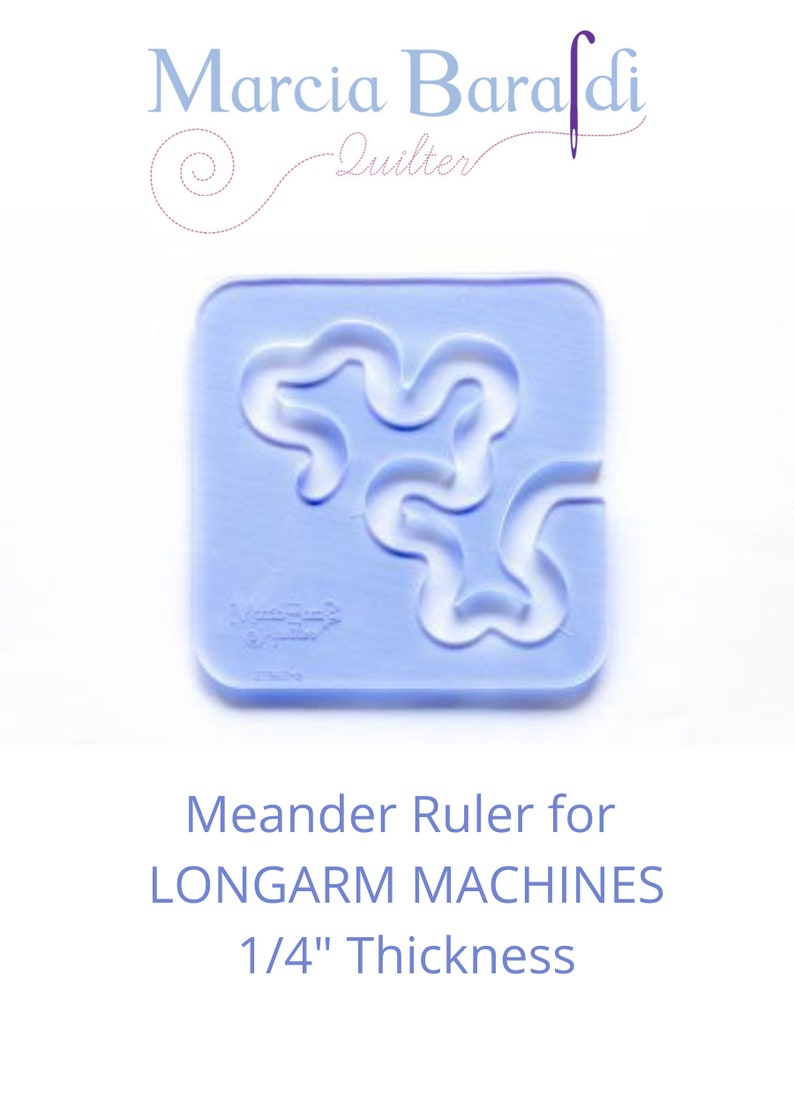 Longarm Meander Template - Quilt Pattern for Free Motion - Etsy