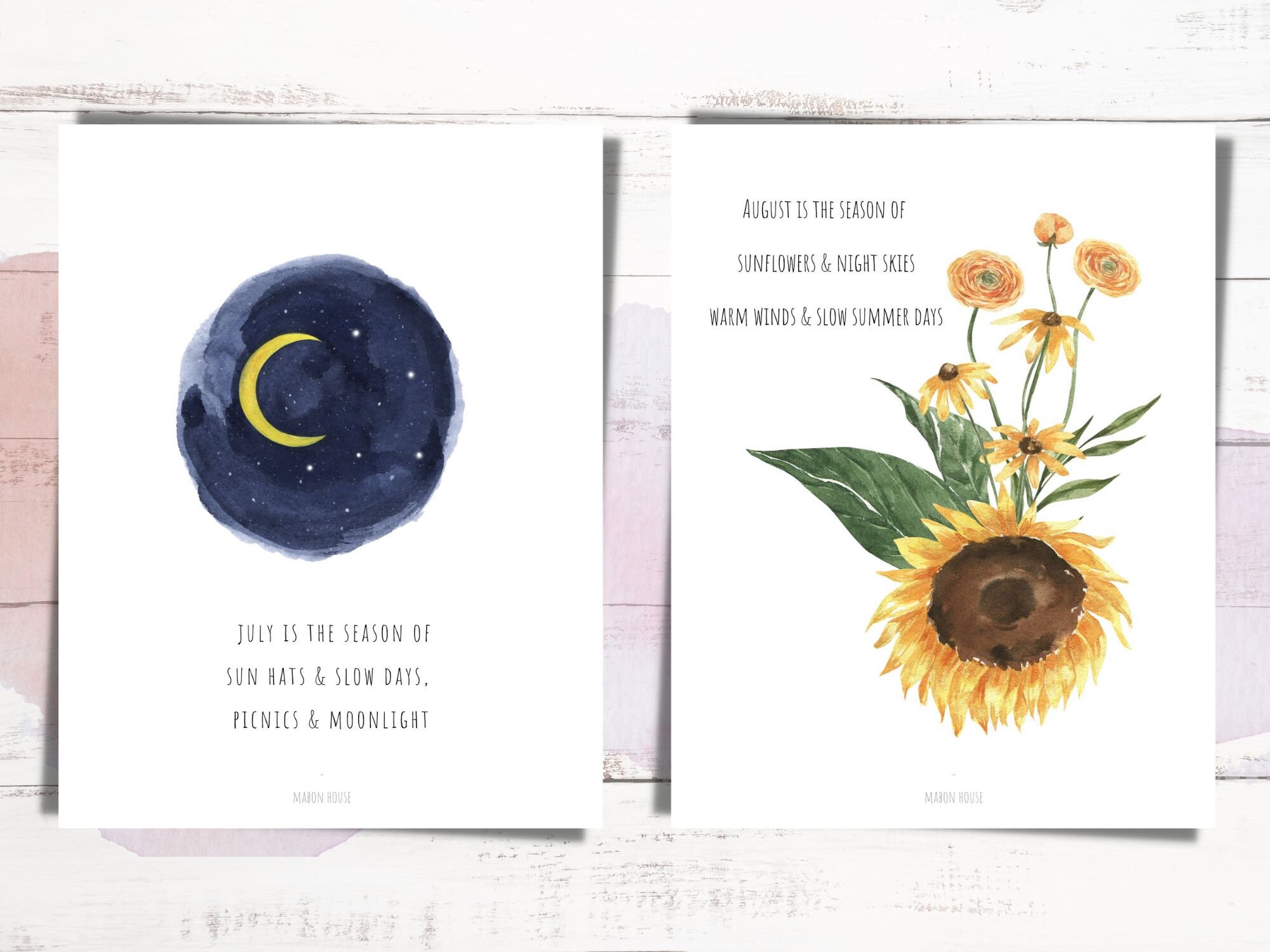 12 Month Seasonal Printables Happy Planner Wheel of Year - Etsy