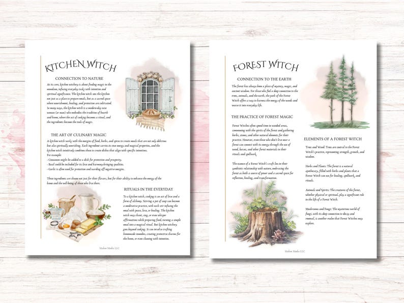 Path of A Witch Printables | Kitchen Witch | Cottage Witch | Witchery ...