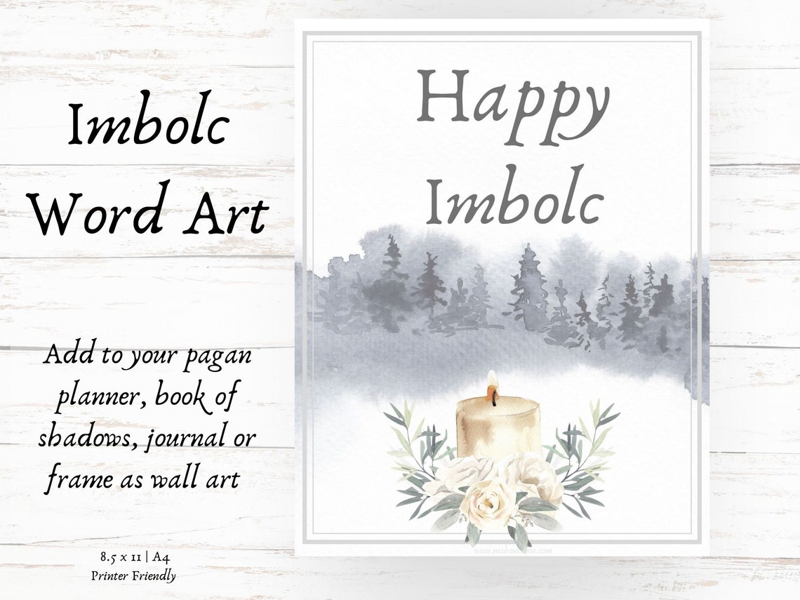 Imbolc Celebration Guide Imbolc Pagan Wiccan Sabbat - Etsy