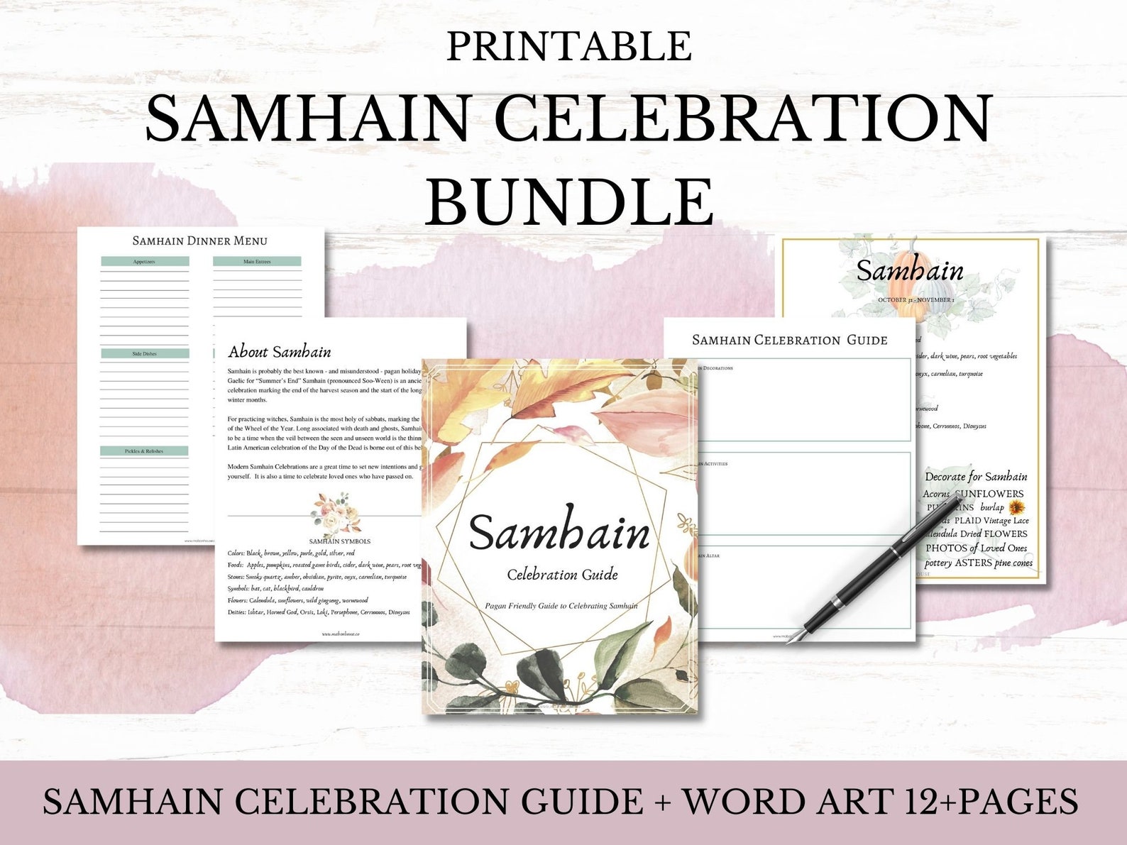 Samhain Celebration Bundle | Pagan | Wiccan | Sabbat Celebration ...