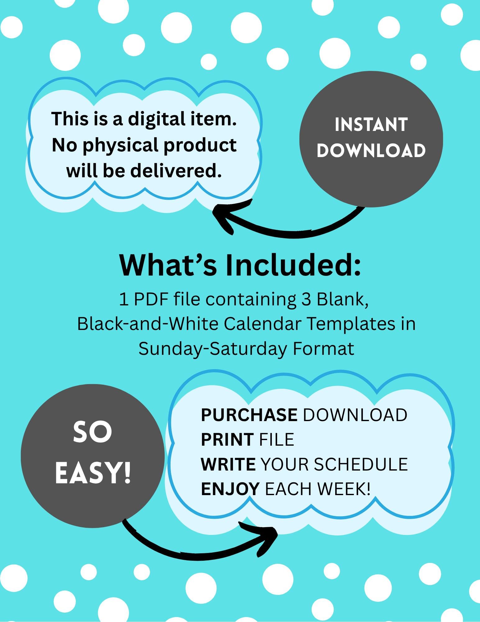 Weekly Kids Schedule Calendar | Blank Task Chore Chart Template ...