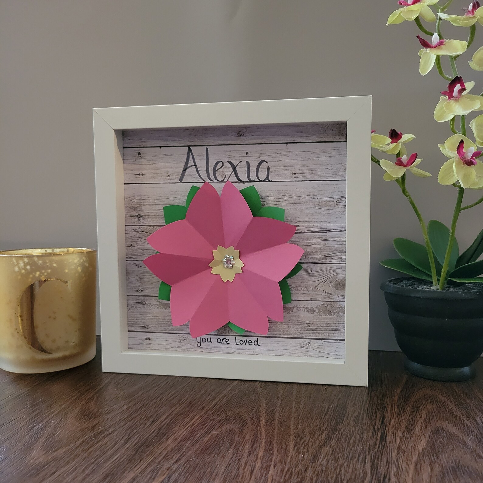 You Are Loved -shadow Box -framed Art- Wall Décor - Etsy