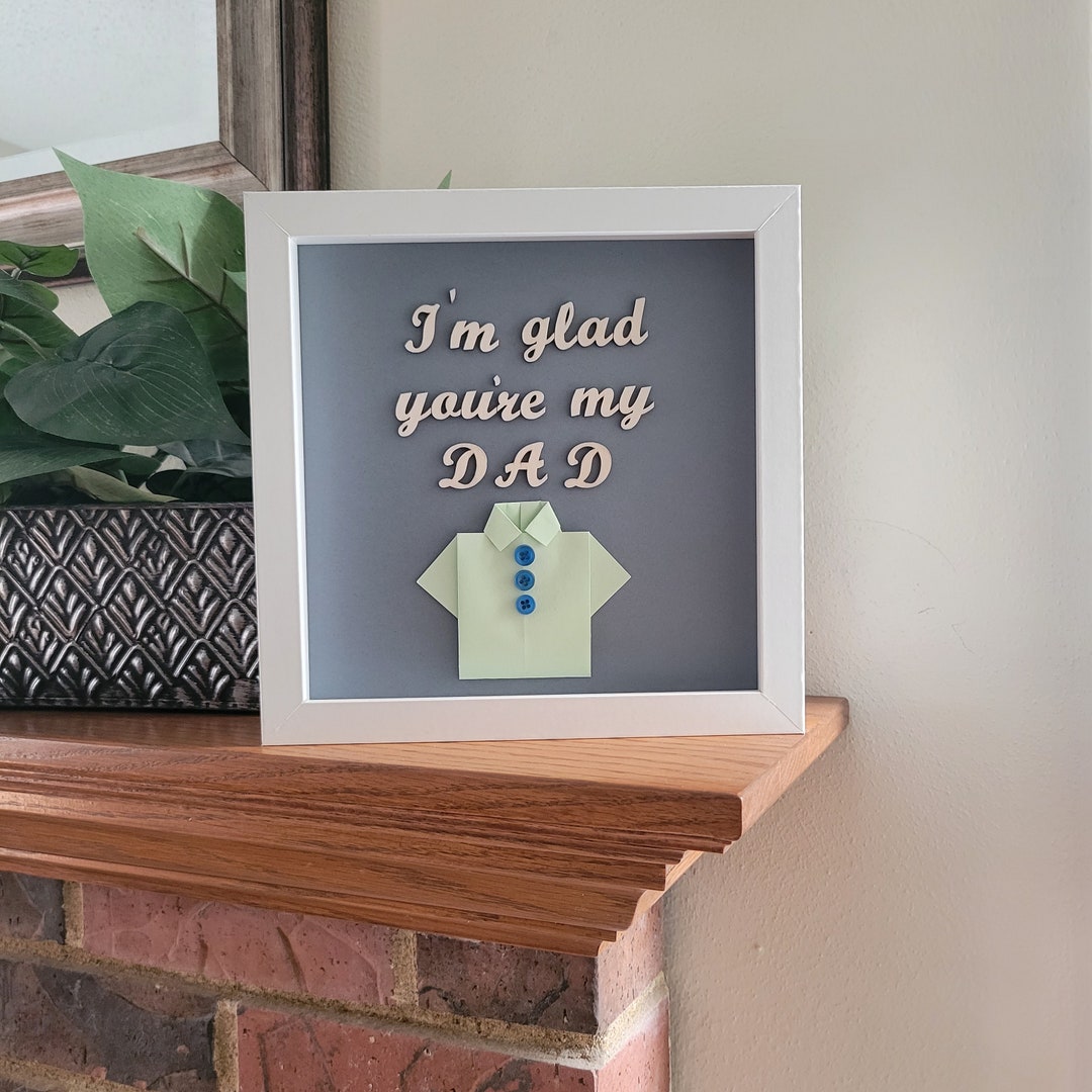 Father's Day - Shadow Box - Handcrafted Art - Wall Decor - Etsy