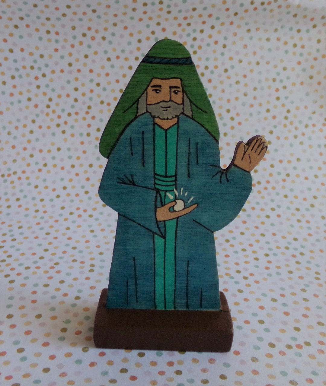 Materials for the Pearl of Great Price Work. Pearl Merchant Figure. 2D ...