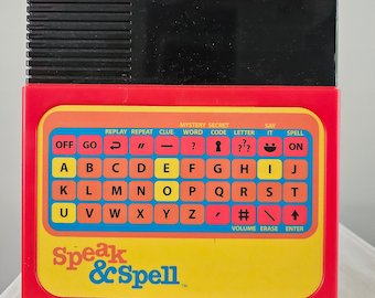 Vintage Speak & N Spell Kahootz 09624 Electronic Learning Game - Etsy