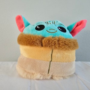 7" Plush Reversible Baby Yoda Grogu - Happy and Sad Mood Face - Etsy