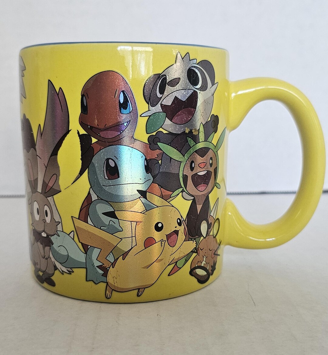 Coffee Mug - Pokémon XY Series Large Pokémon Group Foil Print - Etsy