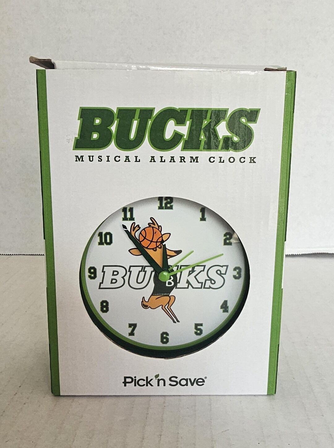 Milwaukee Bucks Double Bell Musical Alarm Clock - Bango Mascot - Etsy