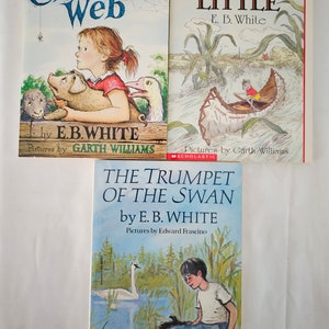 E.B White Treasury - Set of Three (3) Books - Charlotte's Web - Etsy