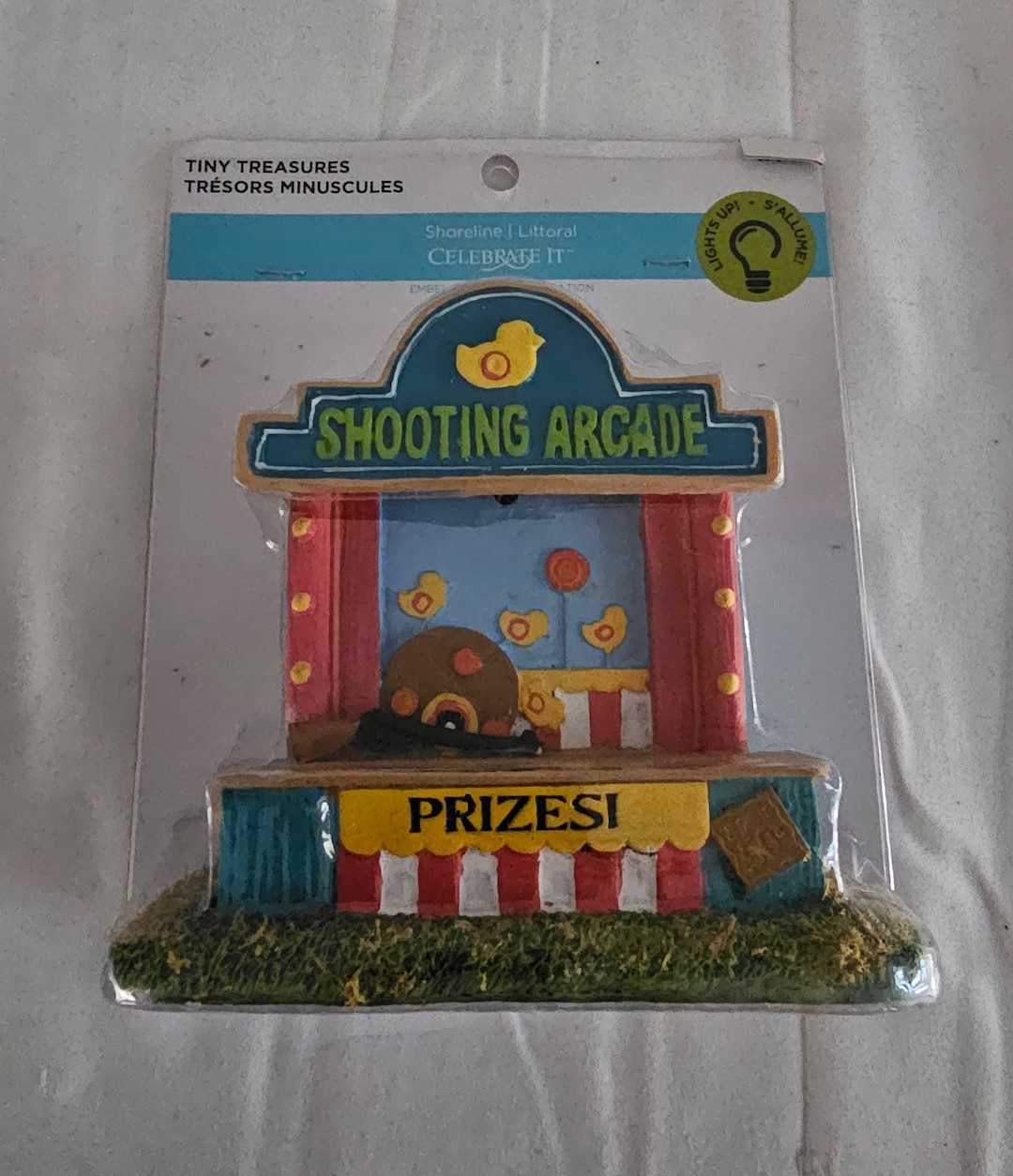 Tiny Treasures Shoreline Carnival Shooting Arcade Lighted Model Figure ...