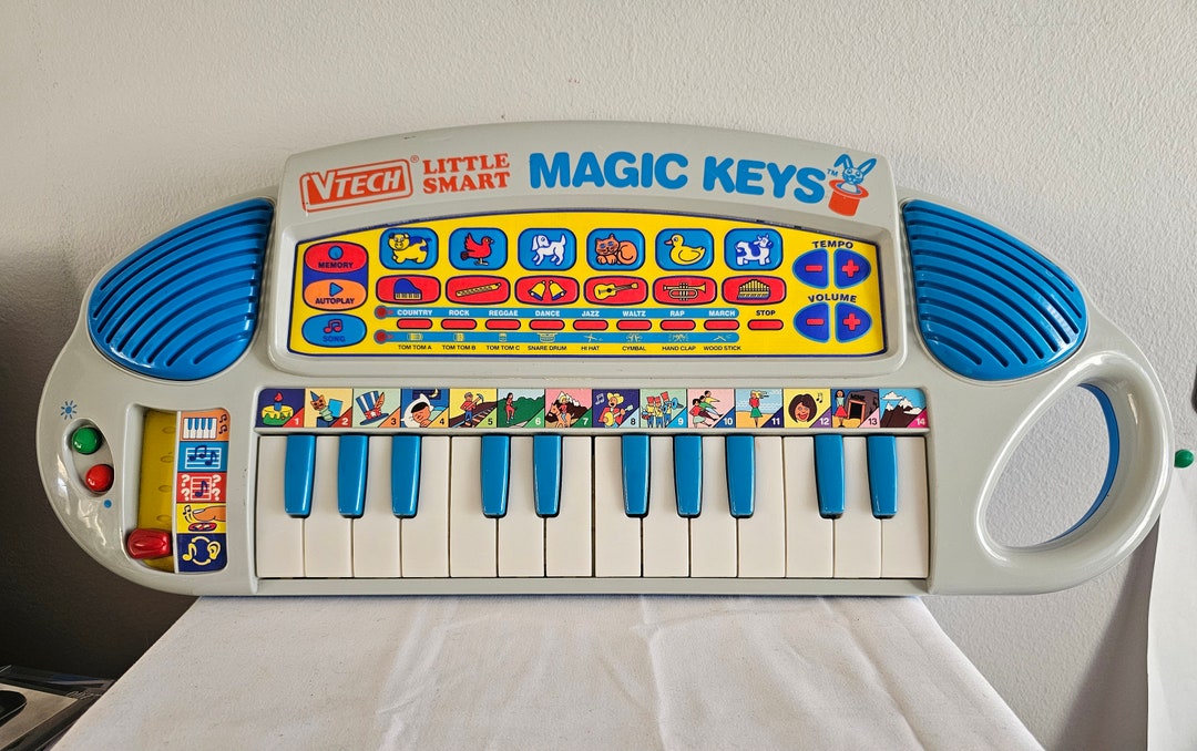 1995 Vtech Little Smart Magic Keys Kids Keyboard - Etsy