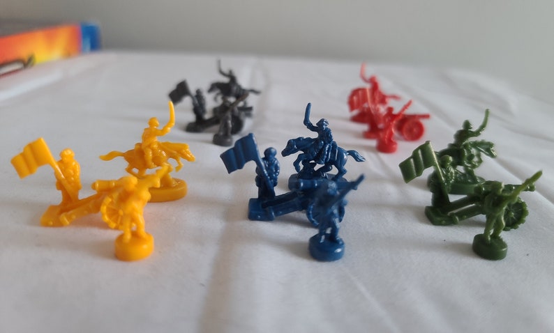 Risk Board Game Replacement Armies - 5 Colors - 302 Pieces - Etsy