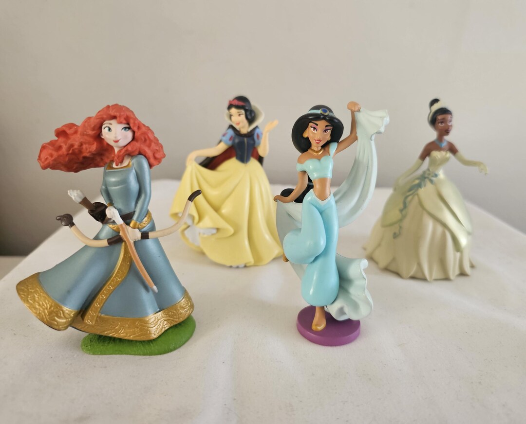 Lot of Four 4 Disney Princess PVC Figurines - Etsy