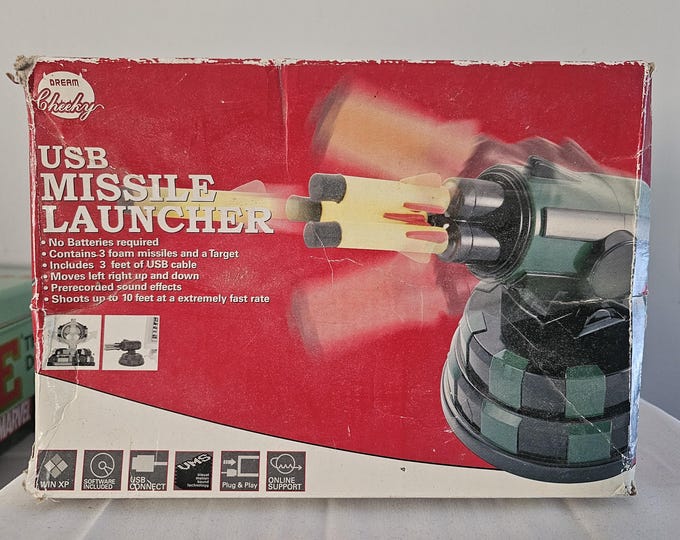 Dream Cheeky USB 3 Missile Launcher Model # 782 - PC Software Included ...