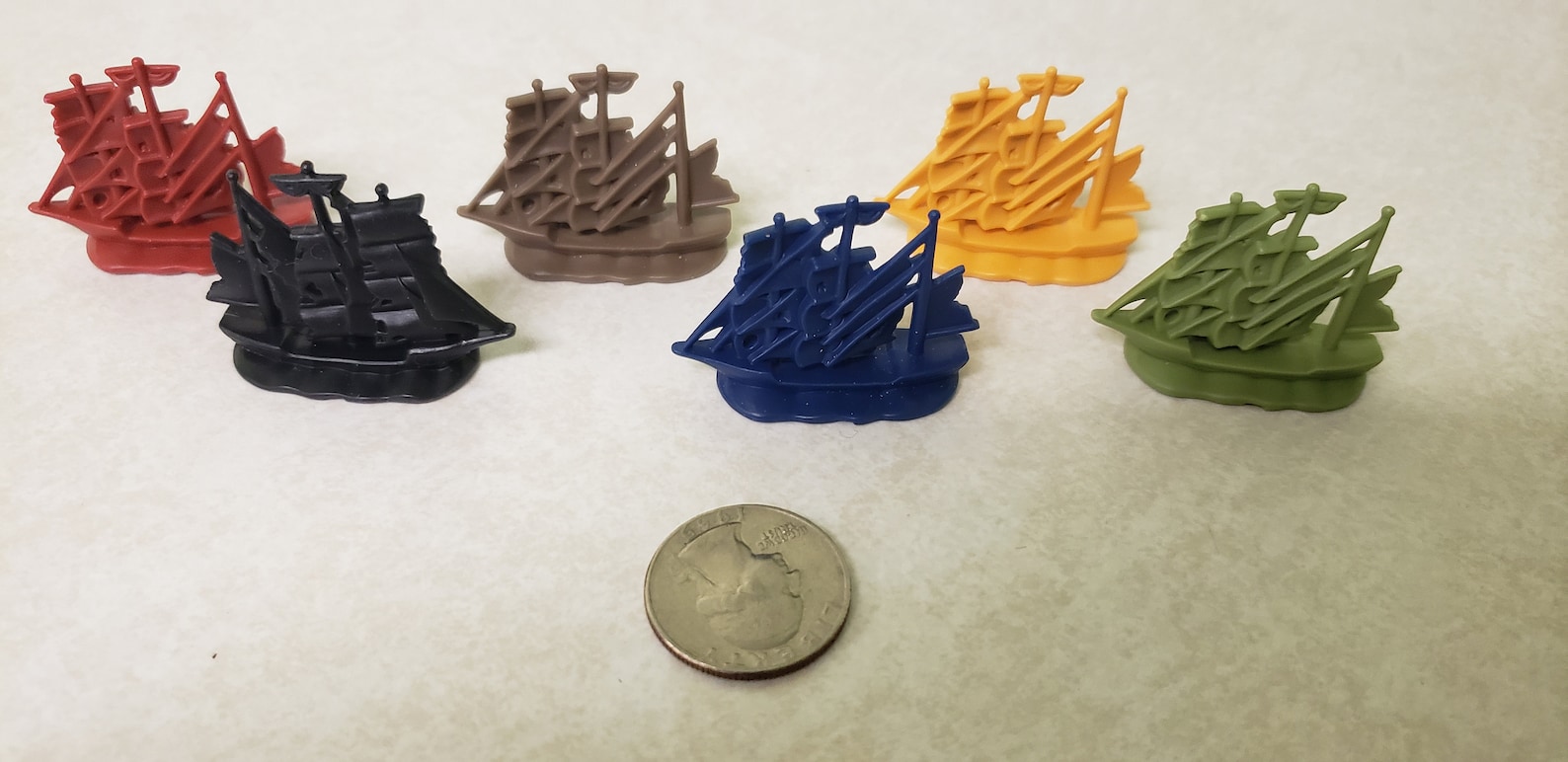 The Game of Life Pirates of the Caribbean Replacement Pieces: 6 Ship ...
