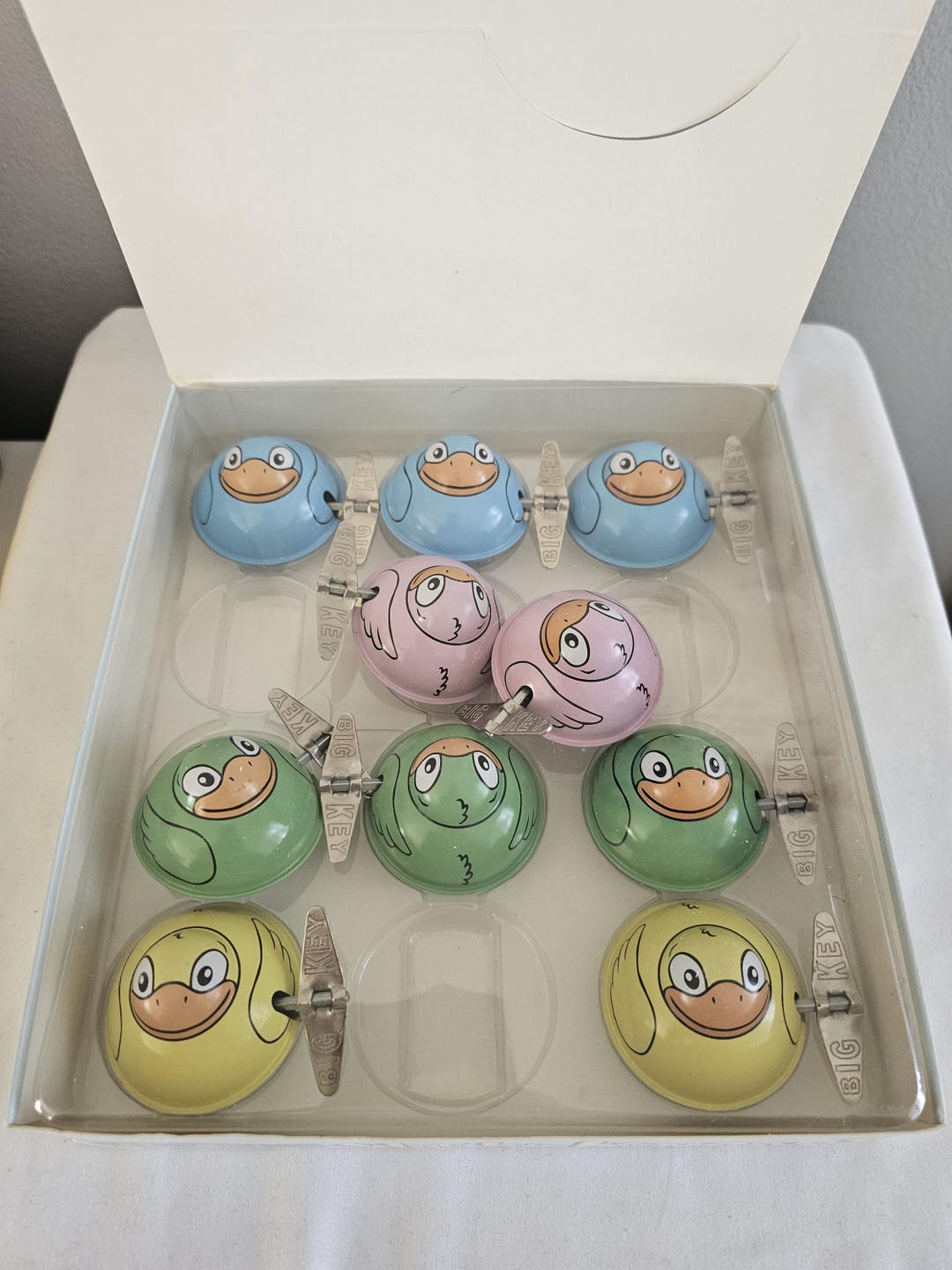 Box of Ten (10) Wacky Wind-ups Tin Ducks - Etsy