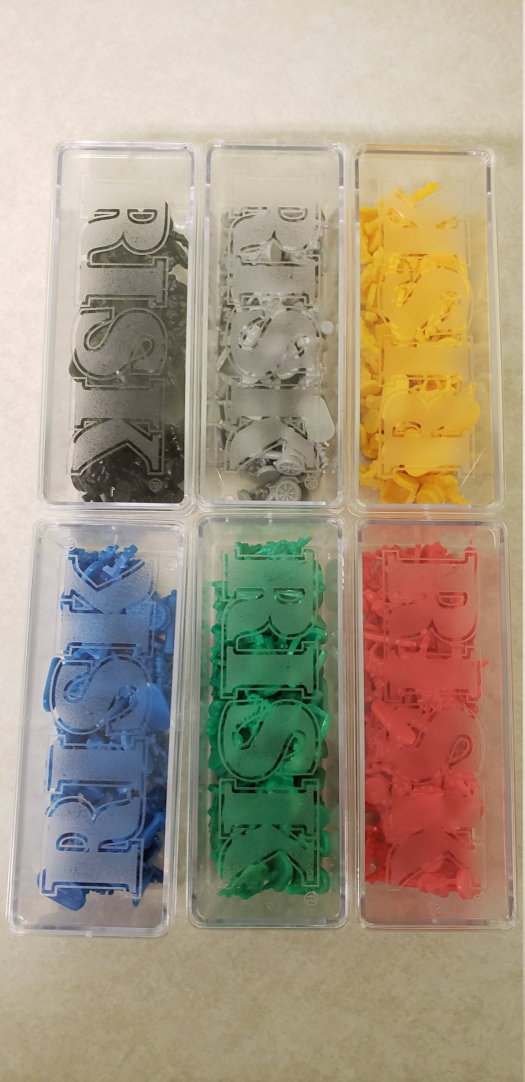 Risk Game Replacement Armies: 359 Pieces, 6 Colors - 1993 Edition - Etsy