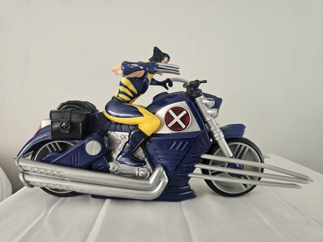 Marvel Wolverine Figure and X Cruiser Motorcycle - Light and Sound - Etsy