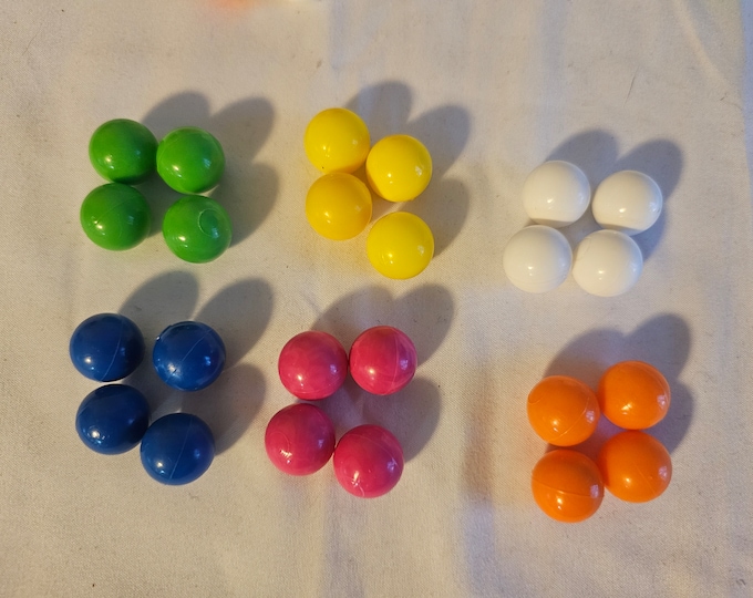 Aggravation Board Game Replacement Plastic Marbles - Full Set of 6 ...