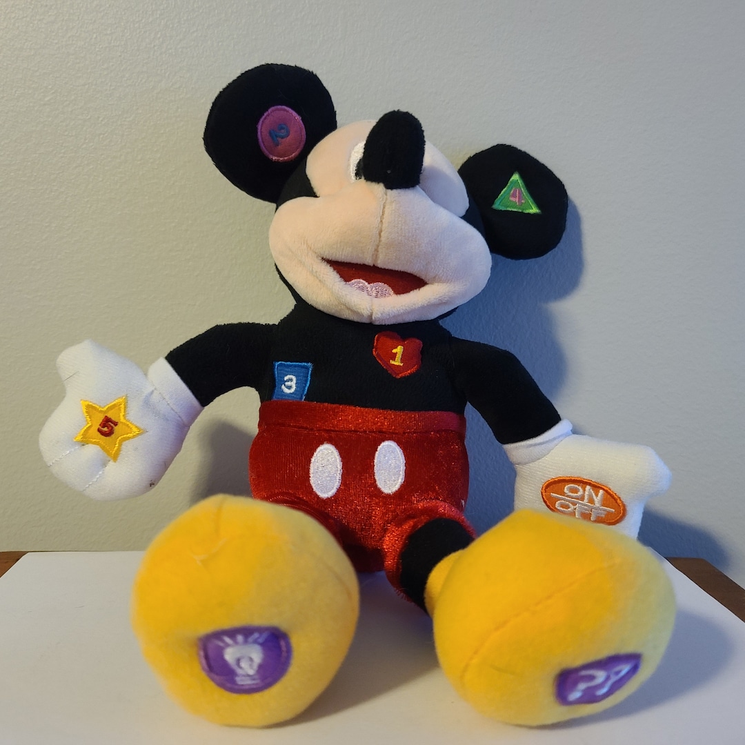 11" Disney Mickey Mouse Clubhouse Learning Pal Plush - Etsy