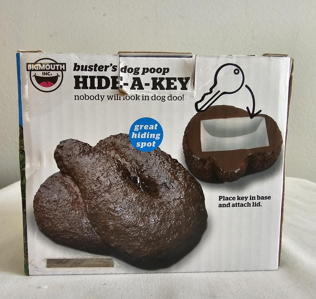 Hide A Key - Dog Poop Disguise - Gag Gift or Actually Works - Etsy
