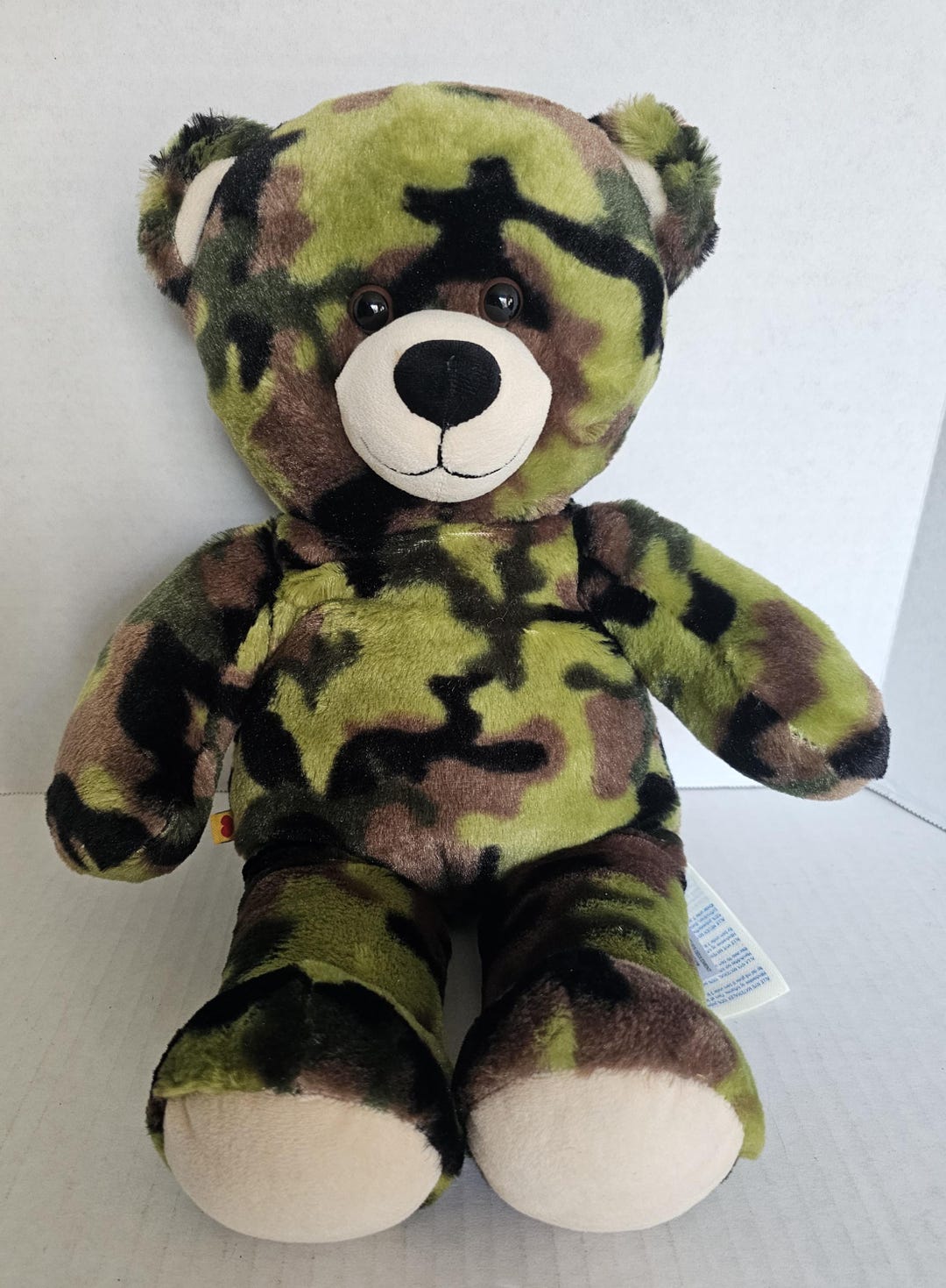 16" BAB Build A Bear Camouflage Plush Teddy Bear - Etsy