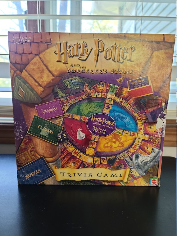 Harry Potter and the Sorcerer's Stone Trivia Board Game | Etsy
