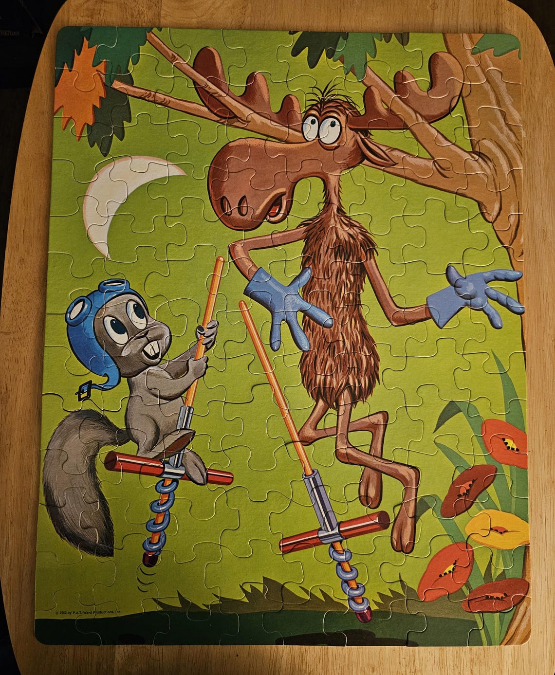 1962 Rocky and Bullwinkle Jigsaw Puzzle - Whitman - Etsy