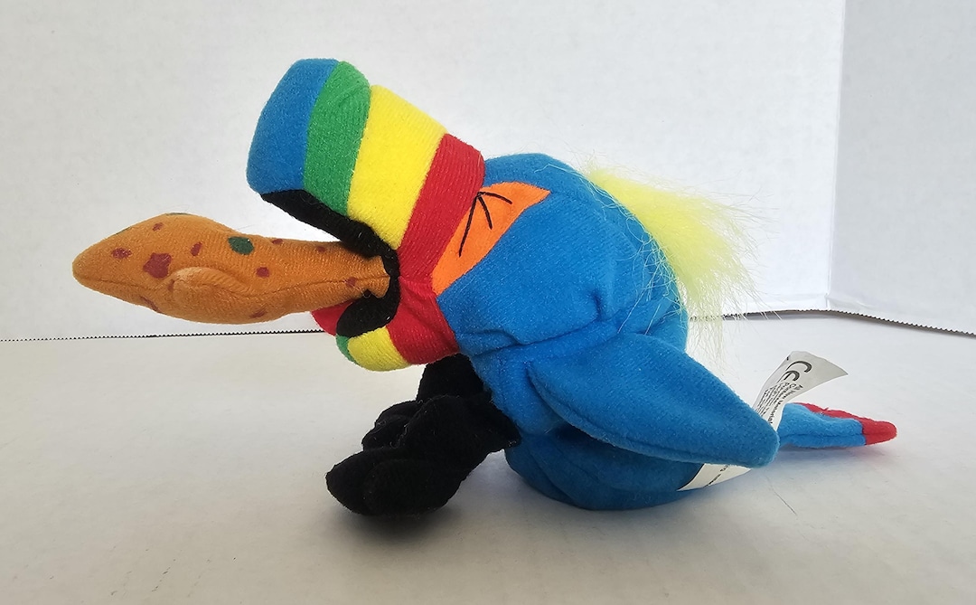 9" Meanies Beanbag Plush Toy - Hurley the Toucan - Etsy