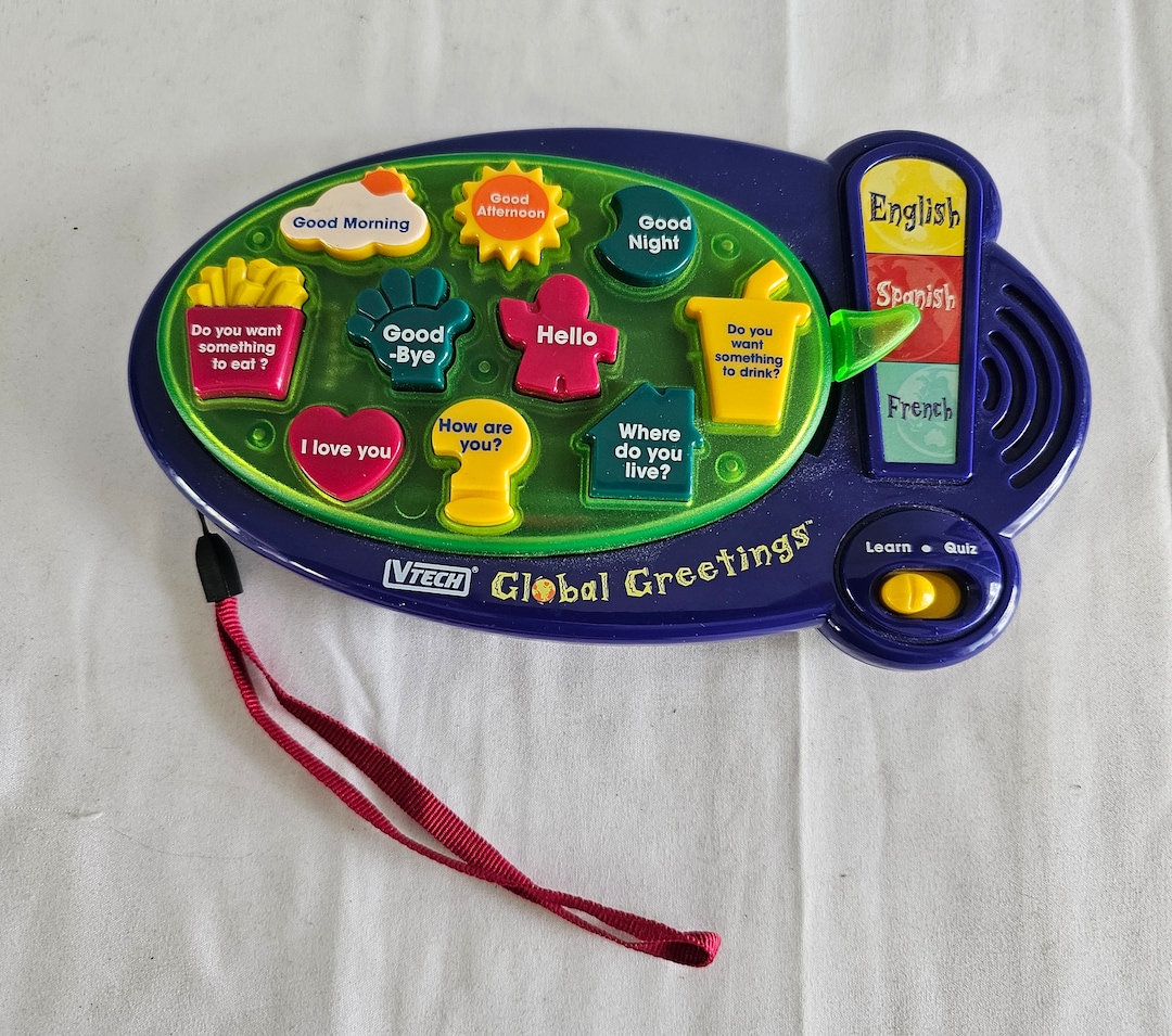 Vtech Global Greetings Rare Electronic Language Learning Toy - Etsy
