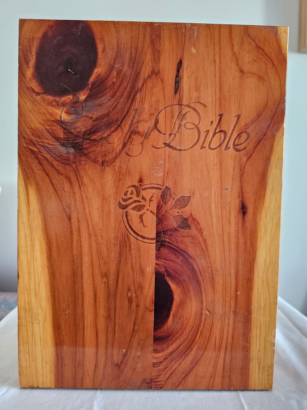 Wooden Bible Book Box - Vintage - Etsy