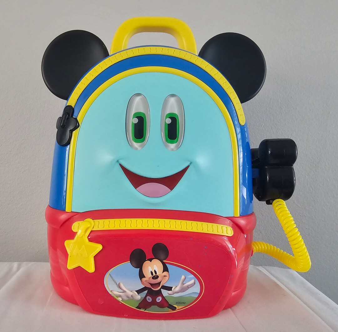 Disney Mickey Mouse Funhouse Talking Hardshell Backpack - Etsy